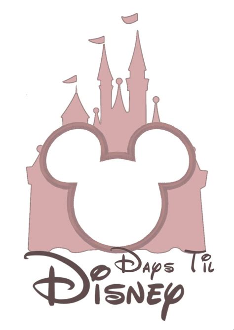 Disney Countdown Printable Free Red Disney Countdown Disneyland Countdown Disney Posters