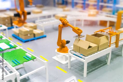 model of robotic and automation system control application on automate