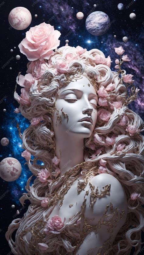 Afrodita La Diosa Griega Del Amor Imagen Premium Generada Con Ia