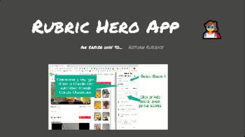 Rubric Hero By Teaching With Tech Day TPT