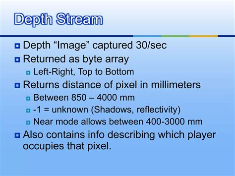 Writing Applications Using The Microsoft Kinect Sensor Ppt