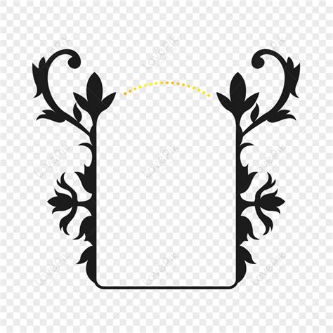 검은 색 테두리 01 Png 일러스트 무료 다운로드 Lovepik