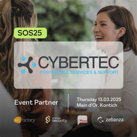 postgresql postgres opensource repost sos25 partner announcement