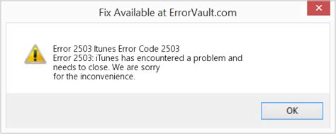 How To Fix Error Itunes Error Code Error ITunes Has Encountered A Problem