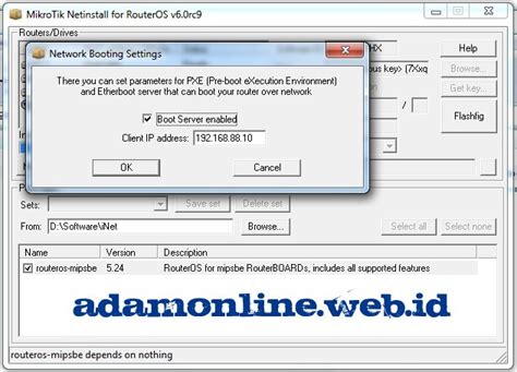 Cara Reset Mikrotik Dengan Netinstall Ilmupadi Net