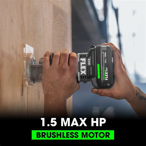 Flex 1 4 In 1 5 Hp Variable Speed Brushless Trim Cordless Router Bare Tool Fx4221 Z Sansujyuku