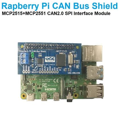 raspberry pi can 2 0 bus shield mcp2515 controller mcp2551 transceiver uge electronics egypt
