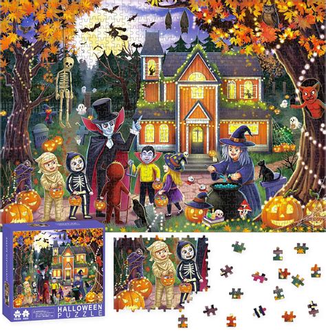 Halloween Puzzles For Adults 1000 Pieces Halloween Jigsaw