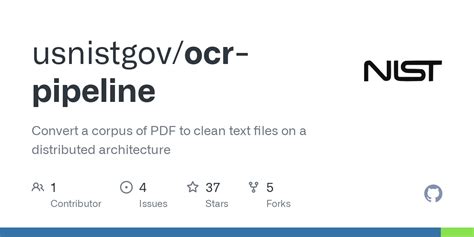 Github Usnistgovocr Pipeline Convert A Corpus Of Pdf To Clean Text