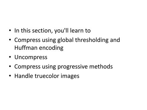 two dimensional true wavelet compression ppt