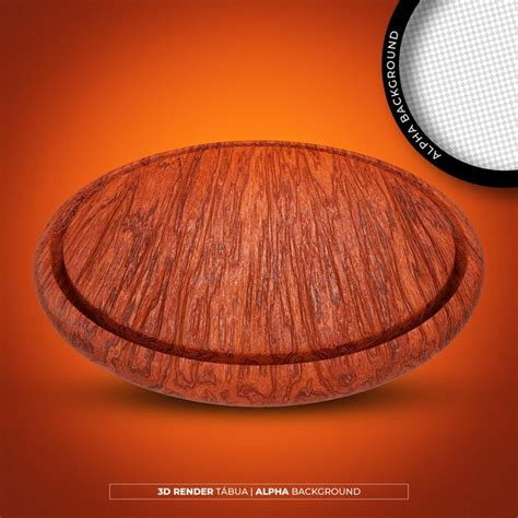 Premium Psd 3d Render Wooden Board For Composition
