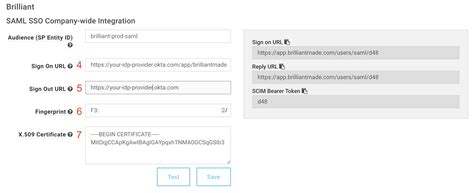 Okta Saml Setup Brilliant Help Center