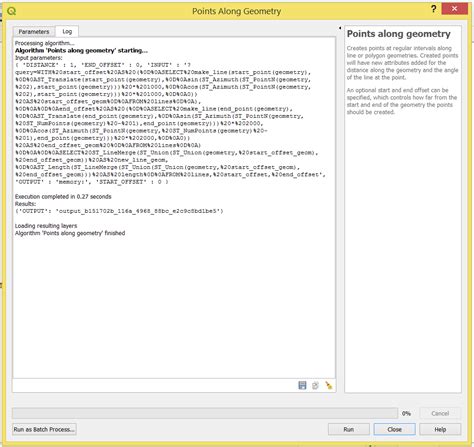 Incorrect Result While Adding Points Along Geometry In QGIS Geographic Information Systems