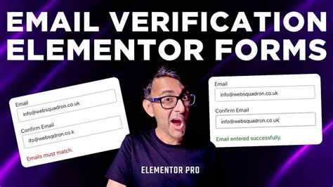 Add Email Verification Logic To Elementor Forms Youtube