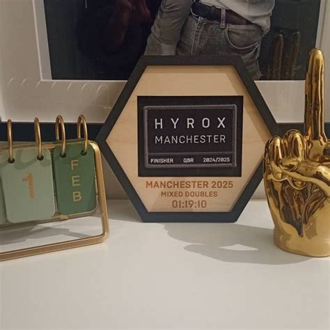 Hyrox Photo Frame Hyrox Frame Personalised Hyrox Frame With Your