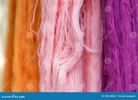 Closeup Colorful Thread Background Stock Image Image Of Decorate