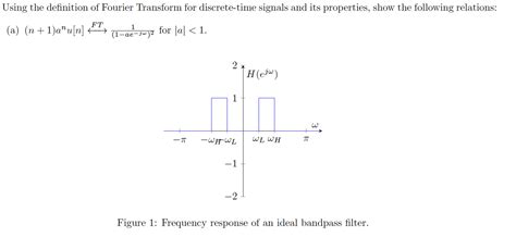 Solved Using The Definition Of Fourier Transform For Chegg