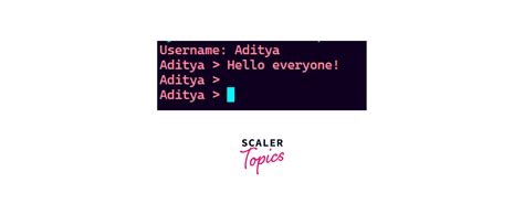 Build A Chatroom In Python Scaler Blog