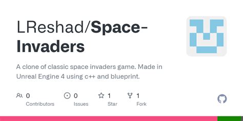 Github Lreshadspace Invaders A Clone Of Classic Space Invaders Game