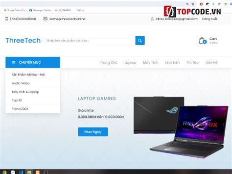 Code PHP Mysql Website bán máy tính đồ điện tử linh kiện máy tính laptop có word đồ án