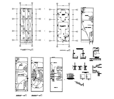 Electrical Installation In House 2d View Layout Plan Autocad Software File Cadbull