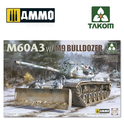 Takom 2137 135 M60a3 Wm9 Bulldozer Tank Maketİ