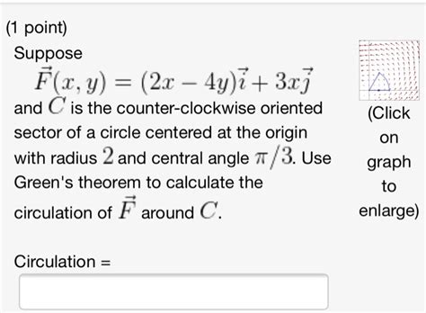 solved 1 point suppose flz y x 4y 7 3rj and c is the counter