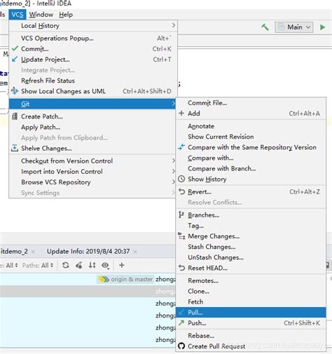 git在idea中的使用（详细图文全解） idea操作git csdn博客