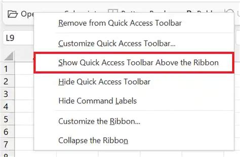 menggunakan quick access excel excelandor