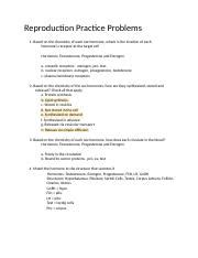 Understanding Sex Hormones And Reproduction Processes Course Hero