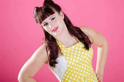 Fille De Pin Up Rousse Sexy Image Stock Image Du V Tements Caucasien