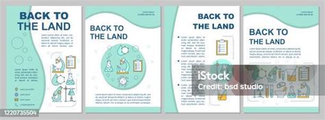 토지 브로셔 템플릿으로 돌아갑니다 전단지 소책자 전단지 인쇄 선형 일러스트레이션이있는 커버 디자인 제조 잡지 연례 보고서 광고
