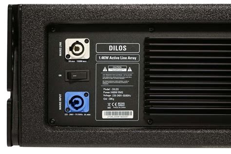 dilos system 1 dilos line array floor stackable configuration that