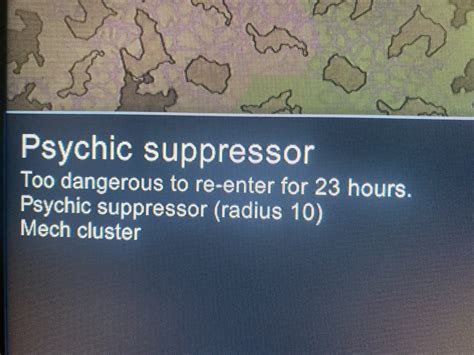can t enter the suppressor place help r rimworld