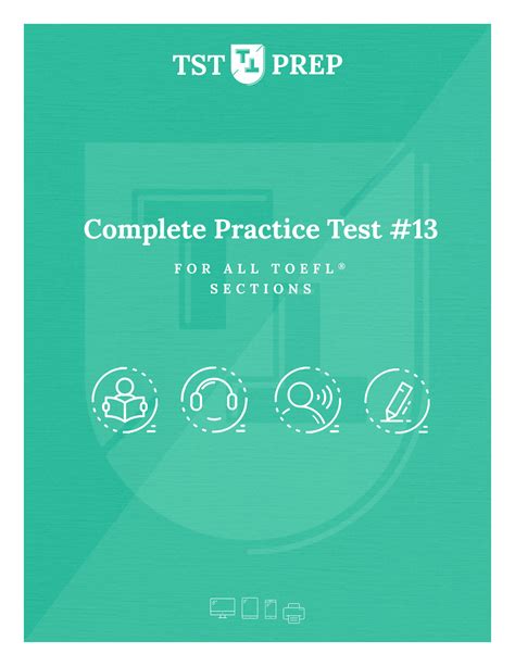 Free And Complete Toefl Practice Test 2019 Pdf Included Tst Prep
