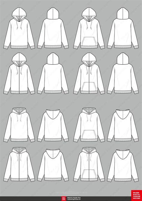 Illustrator Hoodie Template
