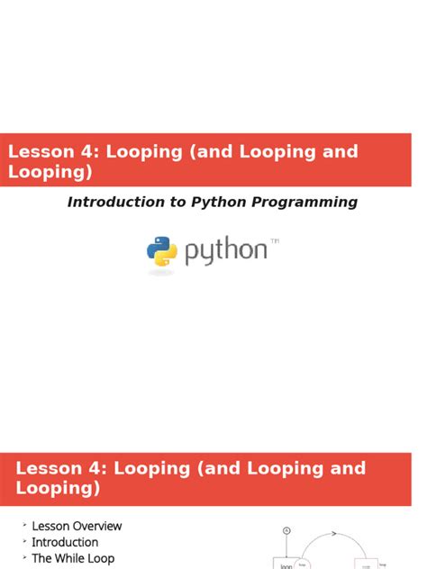 Lesson 4 Looping Pdf Control Flow Computer Engineering