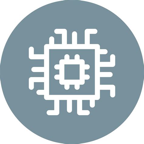 Microprocessor Vector Icon 33189767 Vector Art At Vecteezy