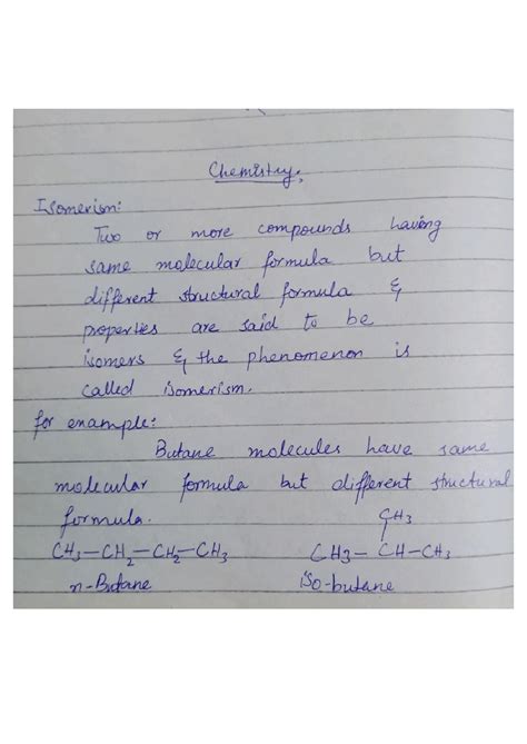 SOLUTION Isomerism And Their Types Studypool