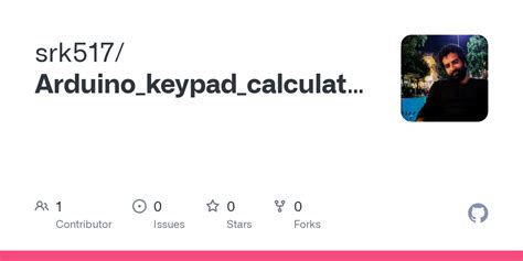 GitHub Srk Arduino Keypad Calculator