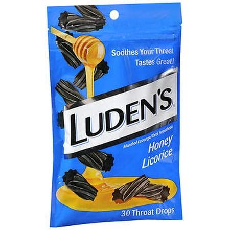 Ludens Honey Licorice Throat Drops 30 Count