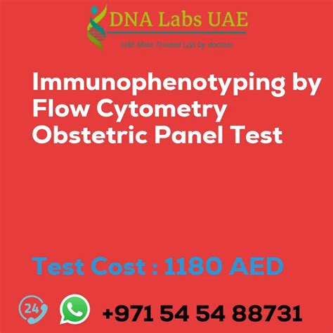 Immunophenotyping By Flow Cytometry Obstetric Panel Test Cost 1180 Aed In Dubai Abudhabi Sharjah Uae