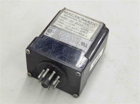 66 macromatic ss 60222 programmable time delay relay ranger 1sec to