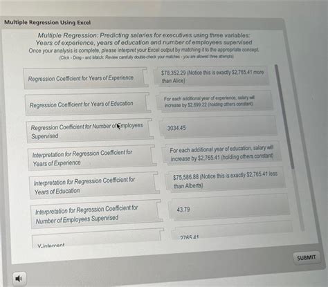 Multiple Regression Using Excel Multiple Regression