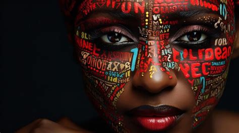 Premium AI Image Typography To Display Important Facts About AIDS Awareness World AIDS Day