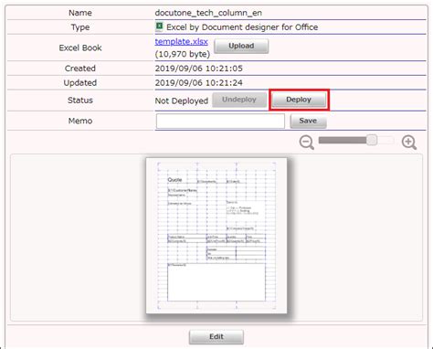 Tech Column Output An Excel Form With Docutone Oproarts Support Service
