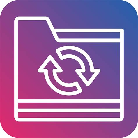 Premium Vector Vector Design File Backup Icon Style