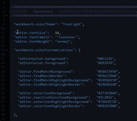 Add Border Options To `selectionbackground` · Issue 30793 · Microsoft Vscode · Github