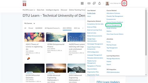 Dtu Learn Support Creating An Unofficial Course Dtu Learn Support Creating An Unofficial Course