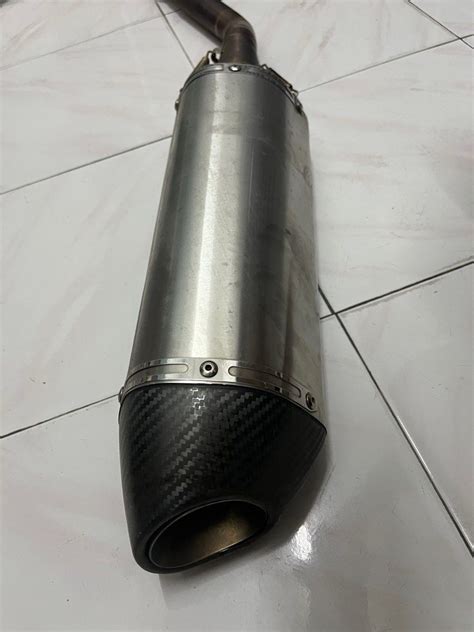 Yamaha R15 v3 Full System Exhaust with Powerbomb + Yoshimura R77 ...